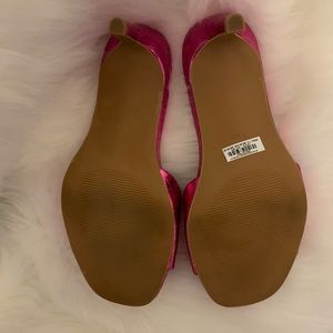 torrid | Shoes | Torrid Neon Pink Faux Leather Snakeskin Mule Heel ...